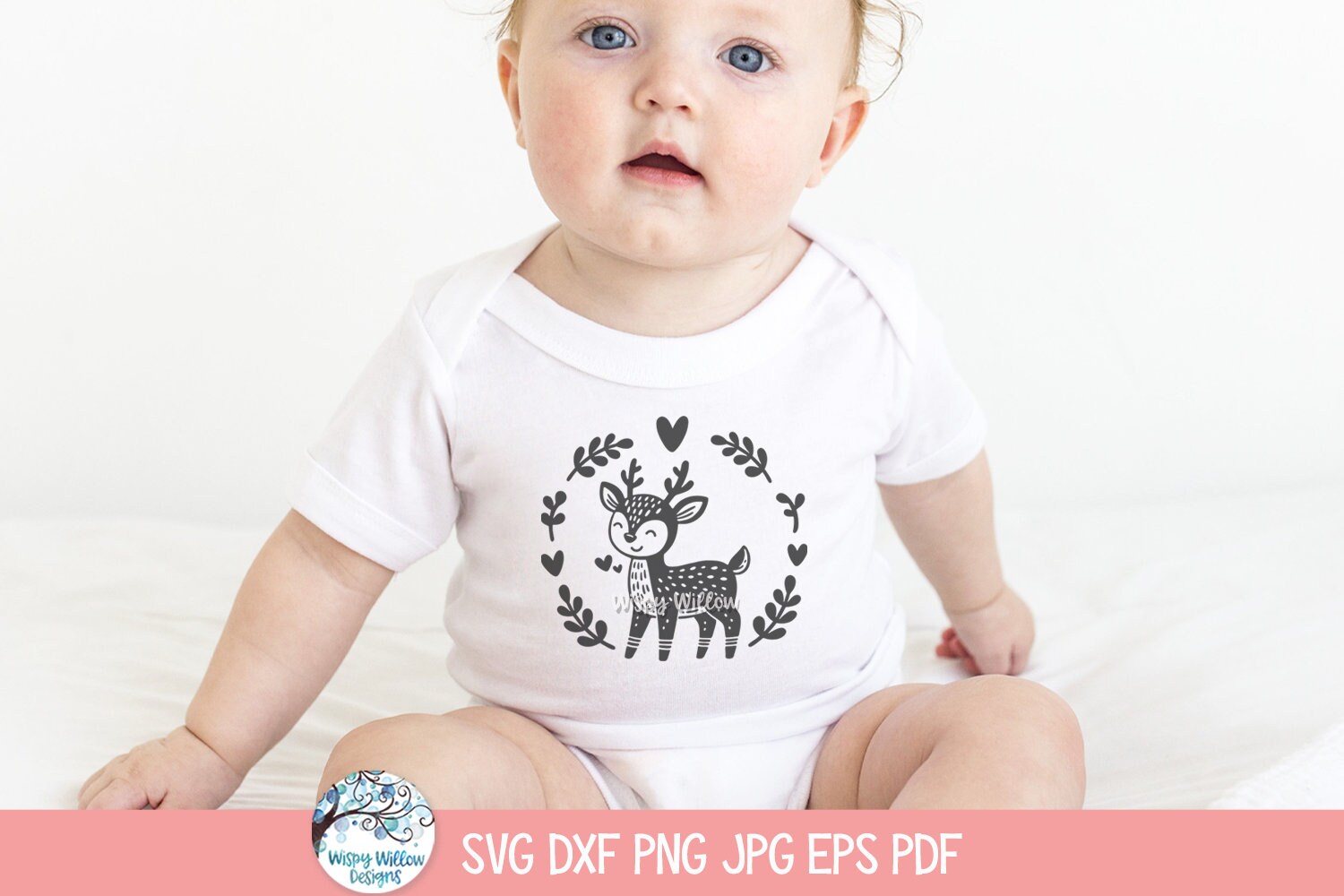Woodland Animal SVG Bundle for Cricut, Whimsical Baby Animal PNG, Baby ...
