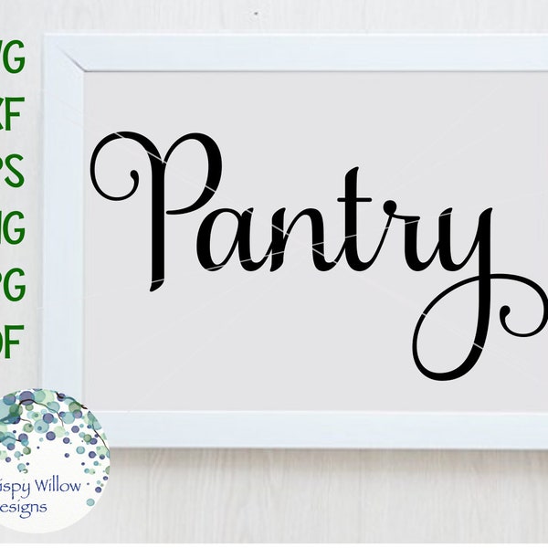 Pantry Svg - Etsy