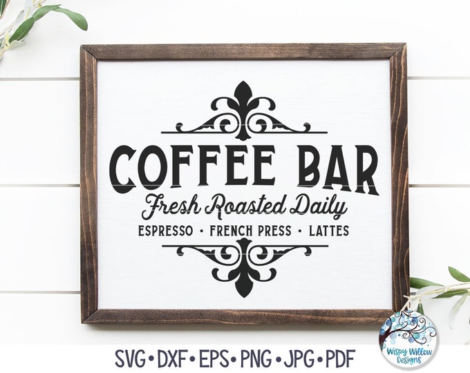 Vintage Coffee SVG Bundle, Coffee Signs PNG, Kitchen Signs, Retro ...