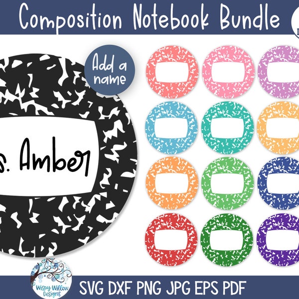 Personalized School Composition Notebook - Etsy