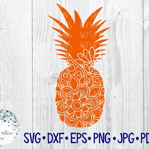 Pineapple Mandala SVG, Pineapple SVG, Floral, Mandala Pineapple Svg ...