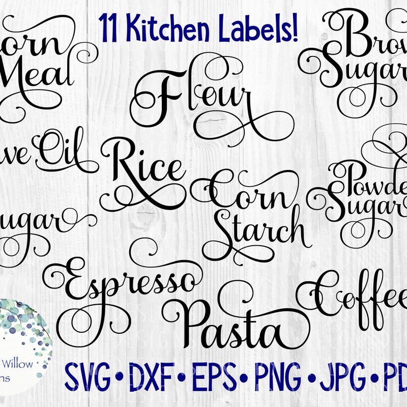Flour Label - Etsy