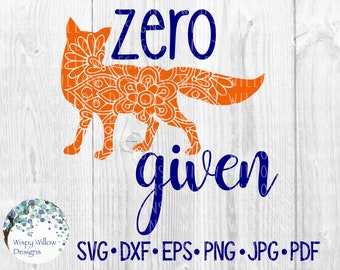 Zero Fox Given Png | Etsy