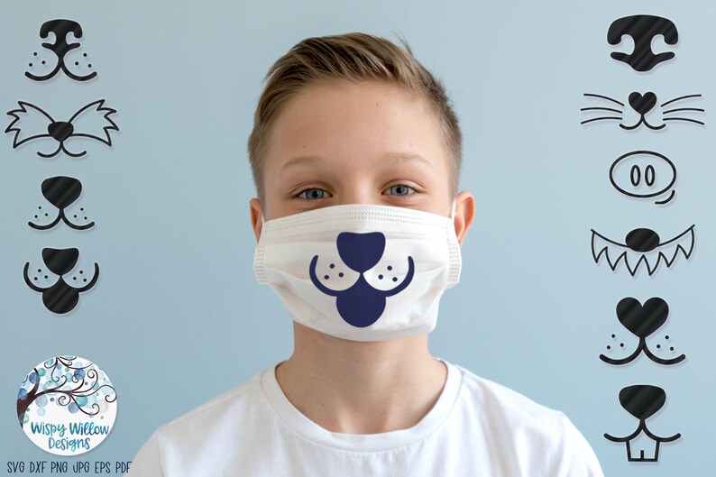 Animal Faces for Masks SVG Bundle Fox Face for Mask Dog Face - Etsy