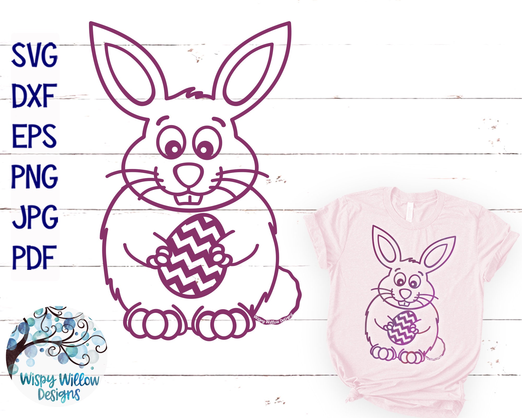 Easter Bunny SVG, DXF, Eps, Jpg, Png, Easter Rabbit SVG, Easter Svg ...