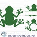 Frog SVG, Tree Frog Silhouette SVG for Cricut, Cute Frog Boy Monogram ...