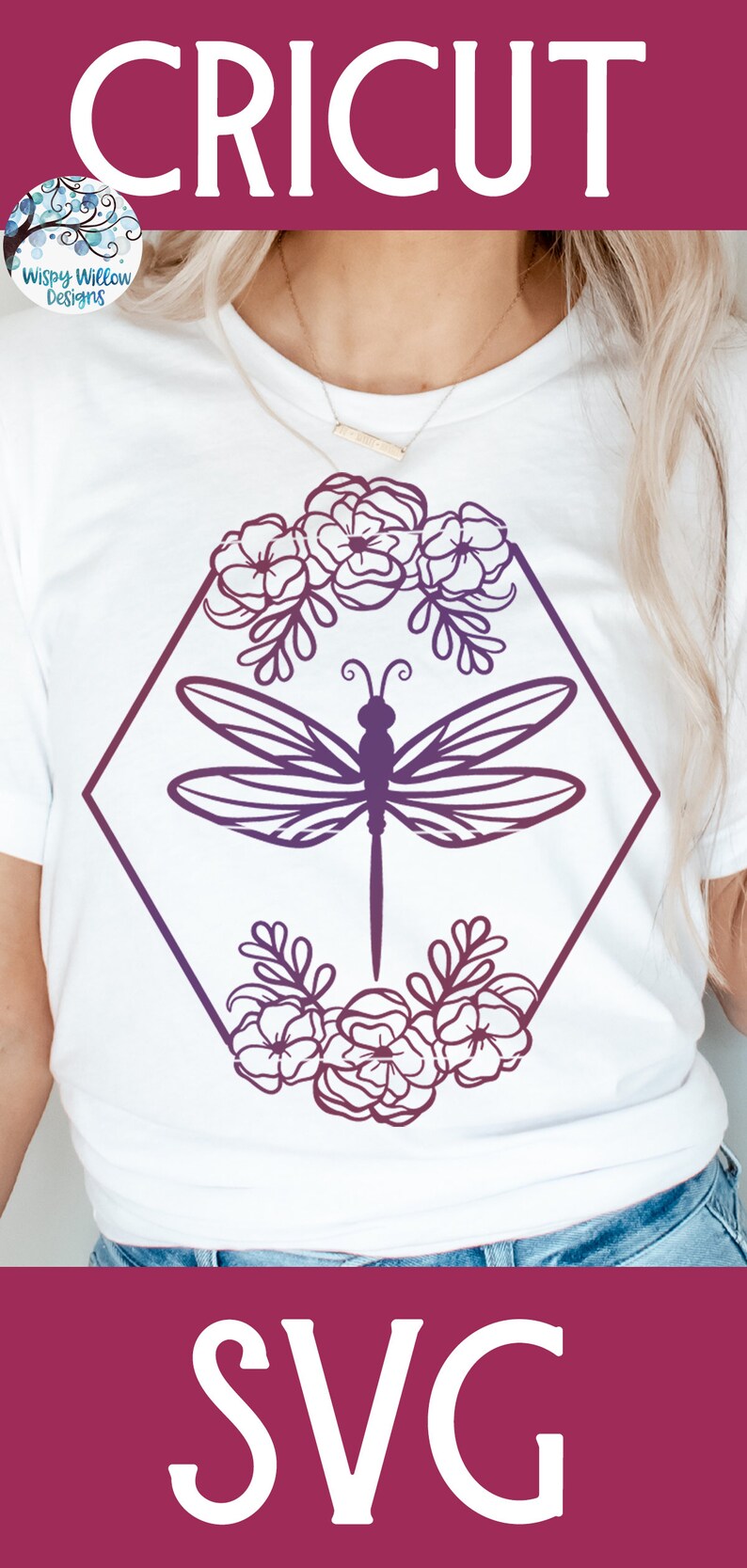 Floral Dragonfly Svg Dragonfly Svg Dragonfly With Flowers - Etsy