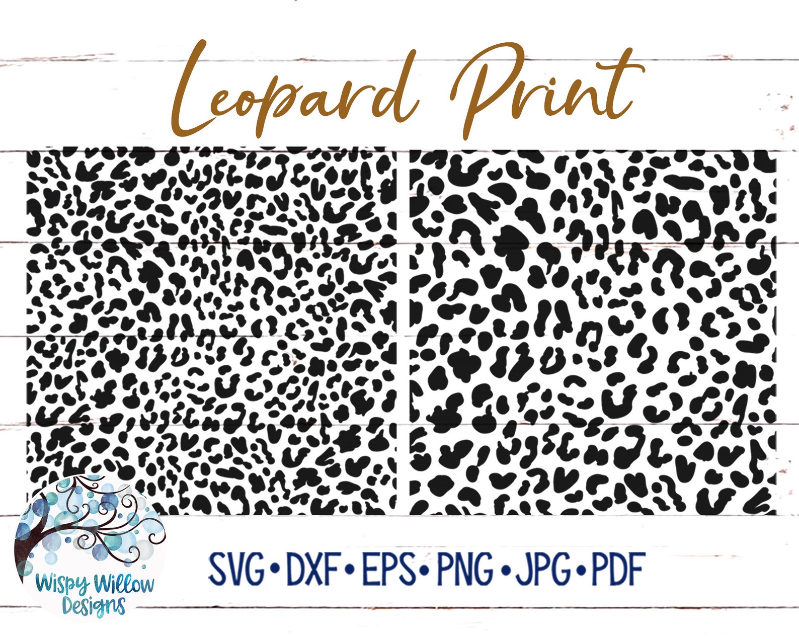 Leopard Print SVG Bundle for Cricut, Leopard Pattern Cuttable SVG ...