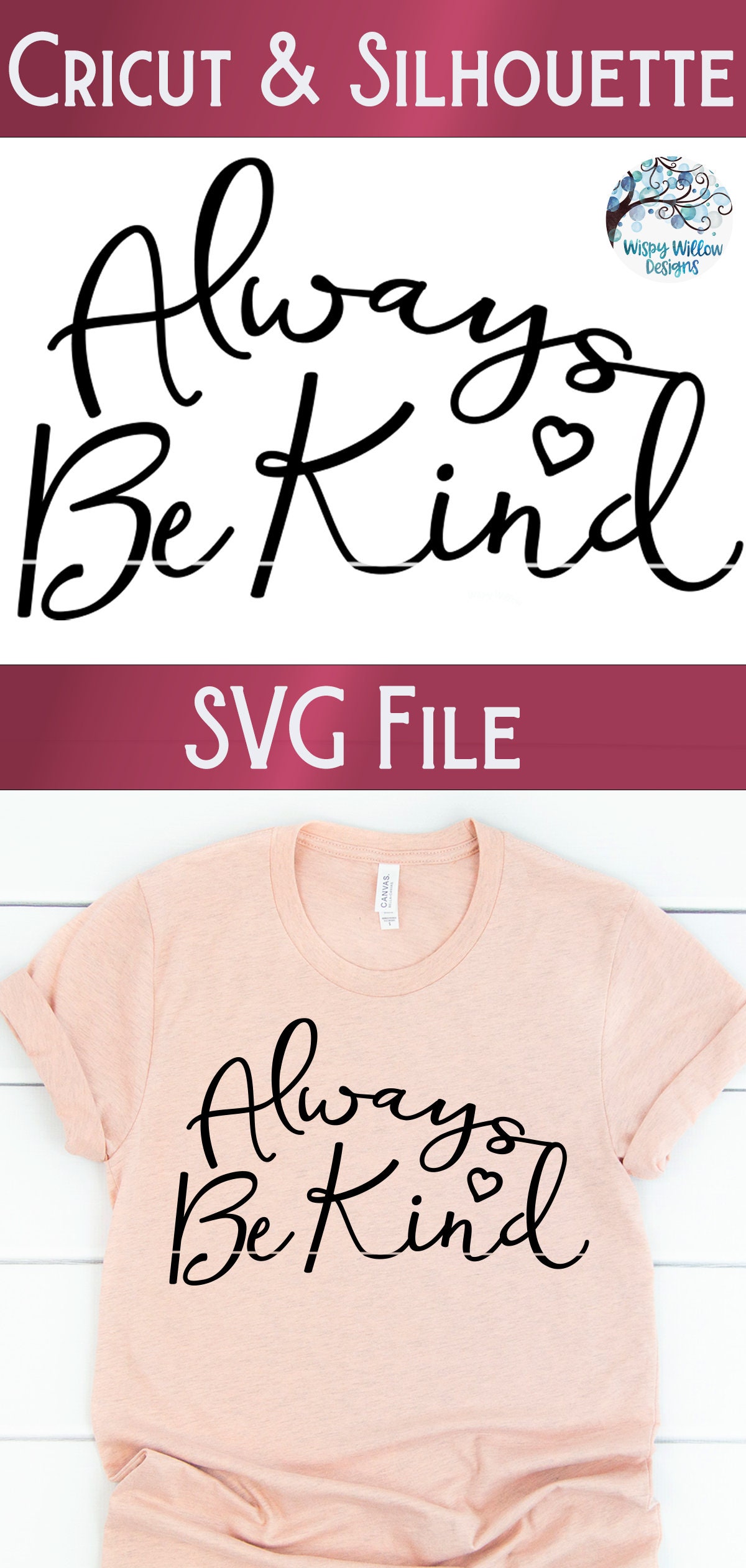Always Be Kind SVG Kindness SVG Kind Svg Be Kind Shirt | Etsy
