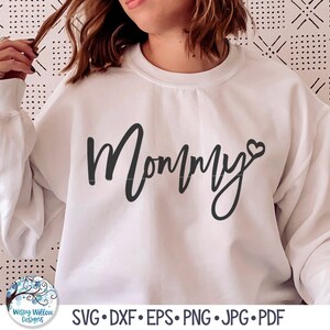 Mommy Cursive Script With Heart PNG, Mother's Day Gift, Mom Shirt ...