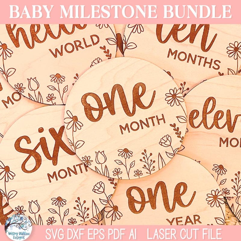 Milestone Laser File Girl - Etsy