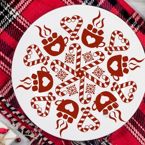 Winter Mandala SVG Bundle, Christmas Mandala Bundle, Merry Christmas ...