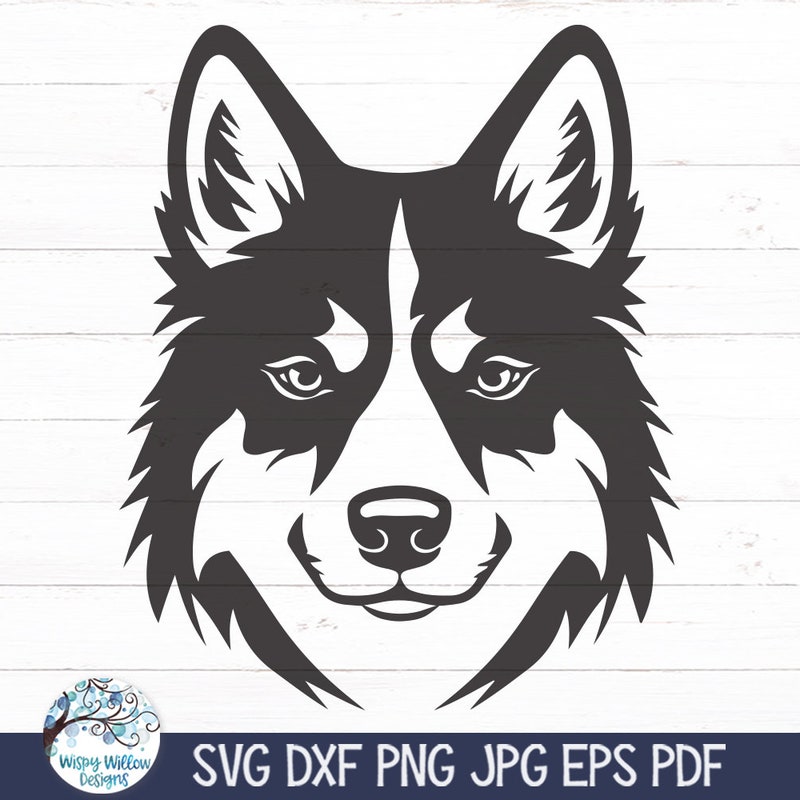 Husky Face Svg - Etsy