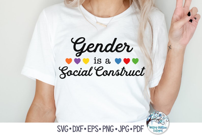 El género es una construcción social SVG, Orgullo LGBTQ Svg, Orgullo ...
