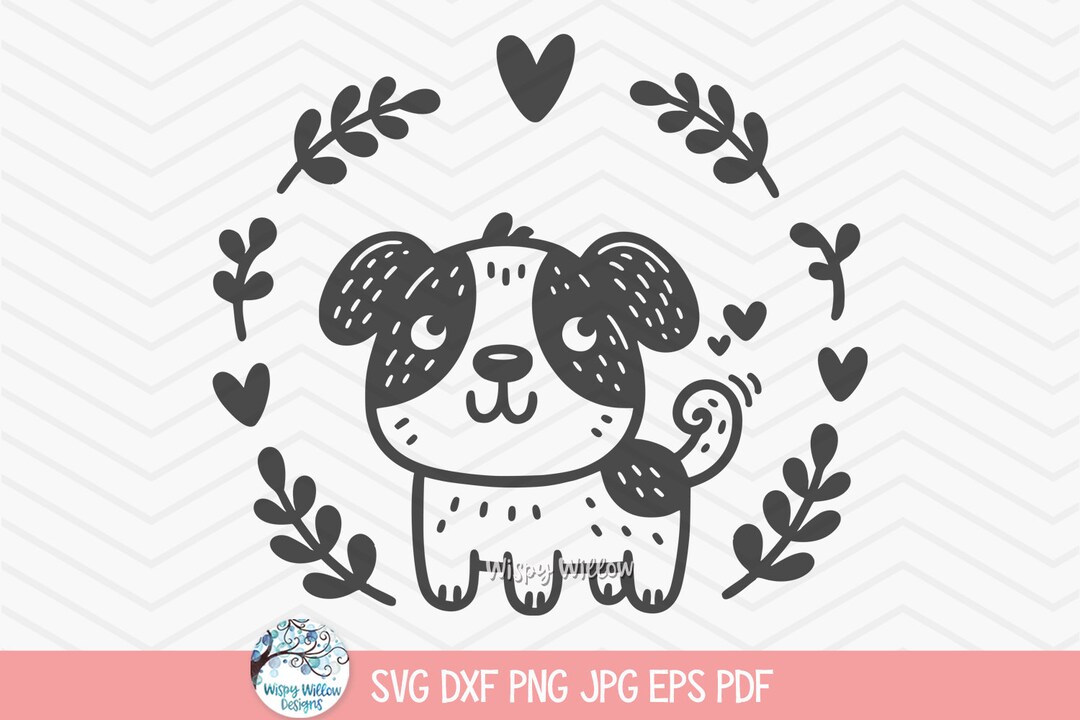 Dog SVG for Cricut, Cute Baby Puppy, Pet Animal Clipart PNG, Baby ...