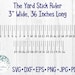 Yard Stick Ruler SVG, DXF, Png, PDF, 36 Inch Ruler Measurement, Desk ...
