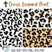 Ghost Leopard Print SVG Bundle for Cricut, Halloween Animal Print PNG, Fall Cheetah Print ...