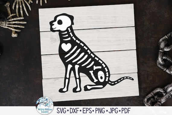 Big Dog Skeleton SVG Halloween Skeleton Dog SVG Halloween | Etsy