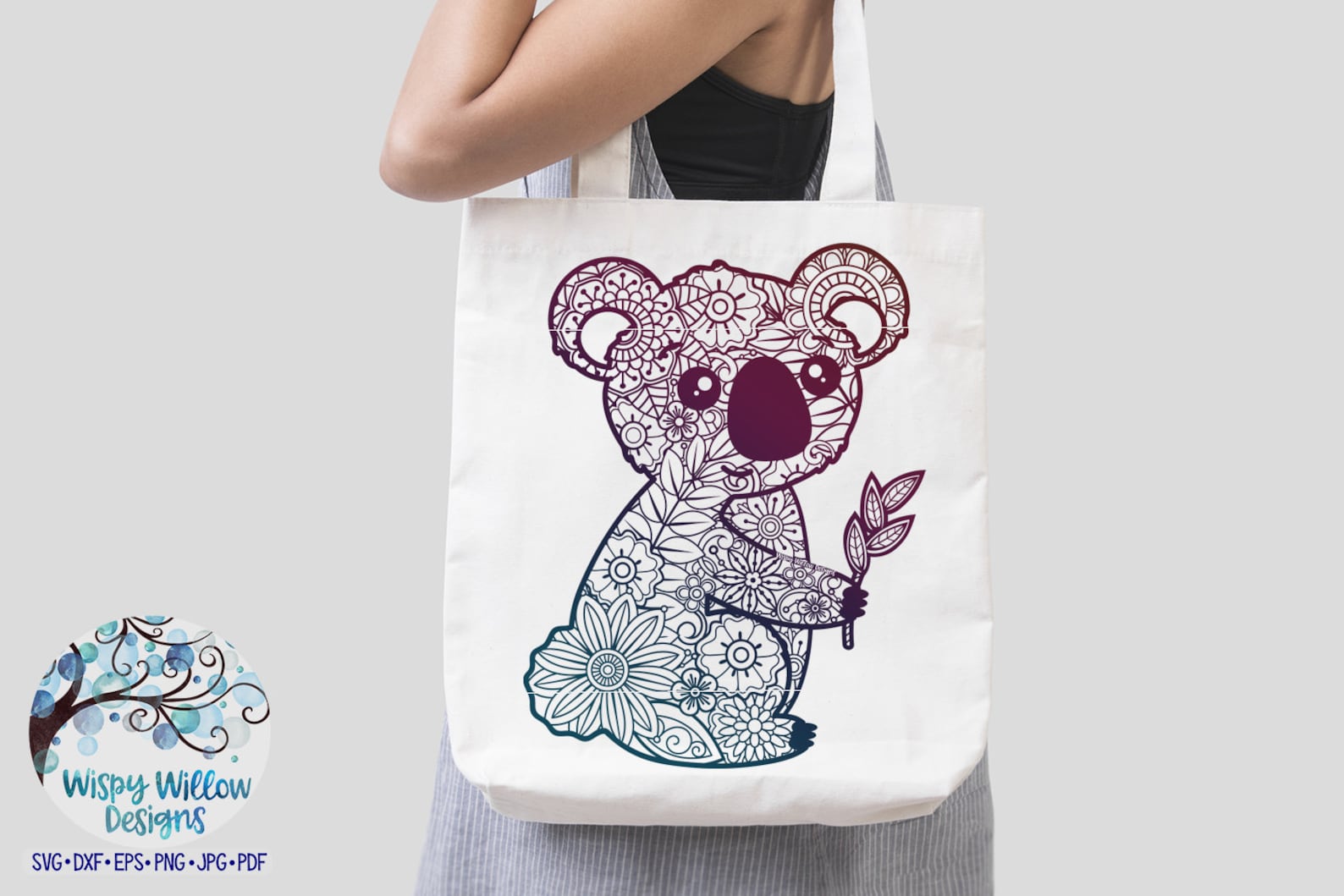 Koala Zentangle SVG DXF Koala Mandala Svgs Floral Koala - Etsy