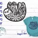 Sloth Mandala SVG for Cricut, Floral Sloth, Animal Mandala With Flowers ...