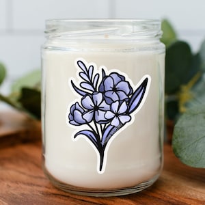 Blue Flower Stickers PNG, Printable Flower Stickers, Floral Printable ...