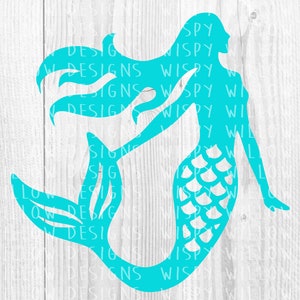 Mermaid SVG Bundle, Mermaids, DXF, EPS, Jpg, Png, Pdf, Nautical, Beach ...