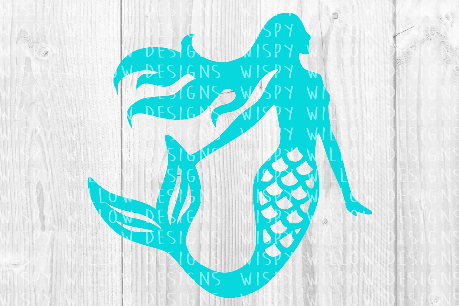 Paquete SVG de sirena sirenas DXF EPS jpg png pdf | Etsy