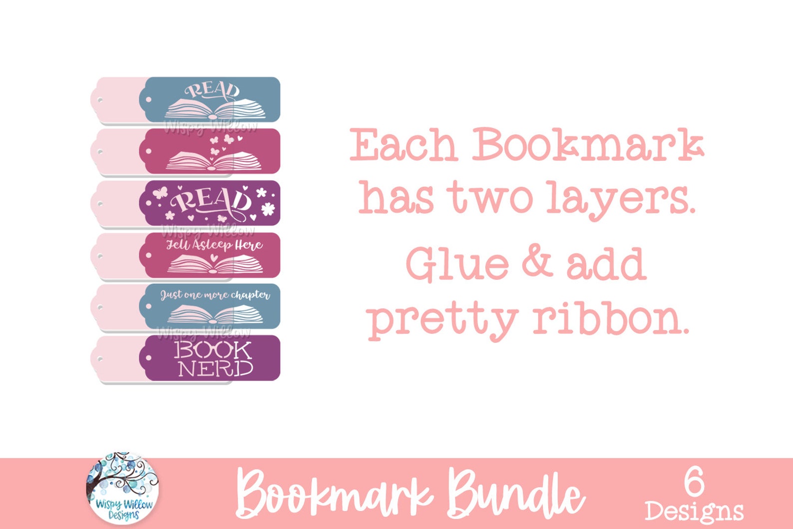 Reading Bookmark SVG Bundle, Funny Book Quotes, Paper Cut Cardstock ...