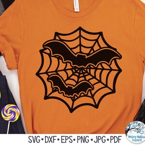 Halloween Bundle SVG for Cricut, Flying Witch on Spider Web, Jack O ...