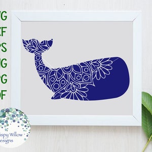 Nautical Mandala SVG Bundle, Mermaid, Whale, Turtle, Starfish, Octopus ...