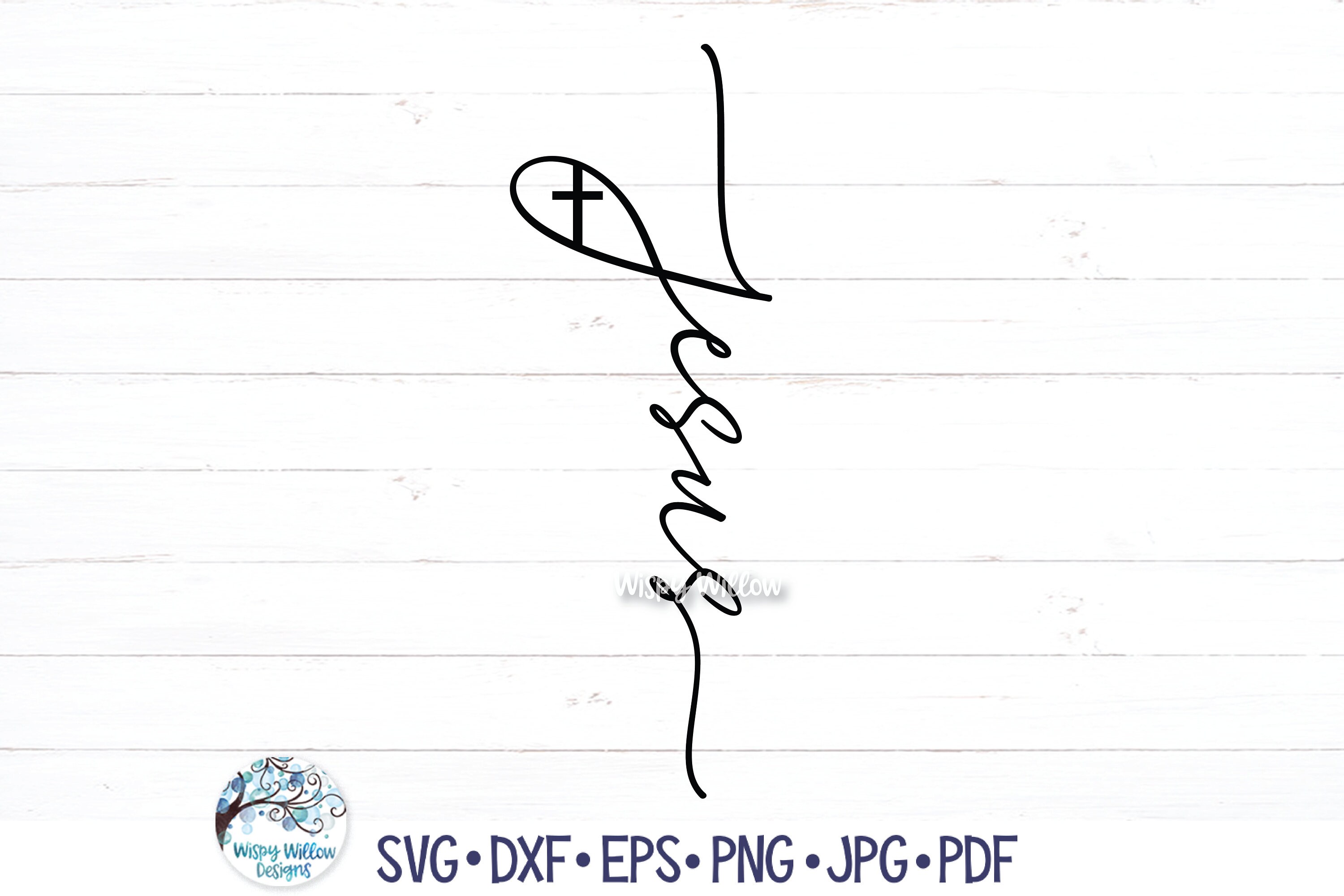 Jesus Cross SVG for Cricut Vertical Jesus Shirt Design for - Etsy