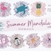 Summer Mandala SVG, Bee Mandala, Flower Mandala, Flamingo Mandala ...
