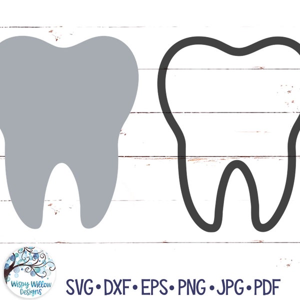 Teeth outline svg - Etsy France