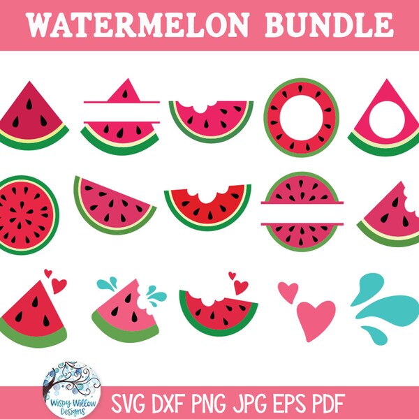 Watermelon Svg - Etsy