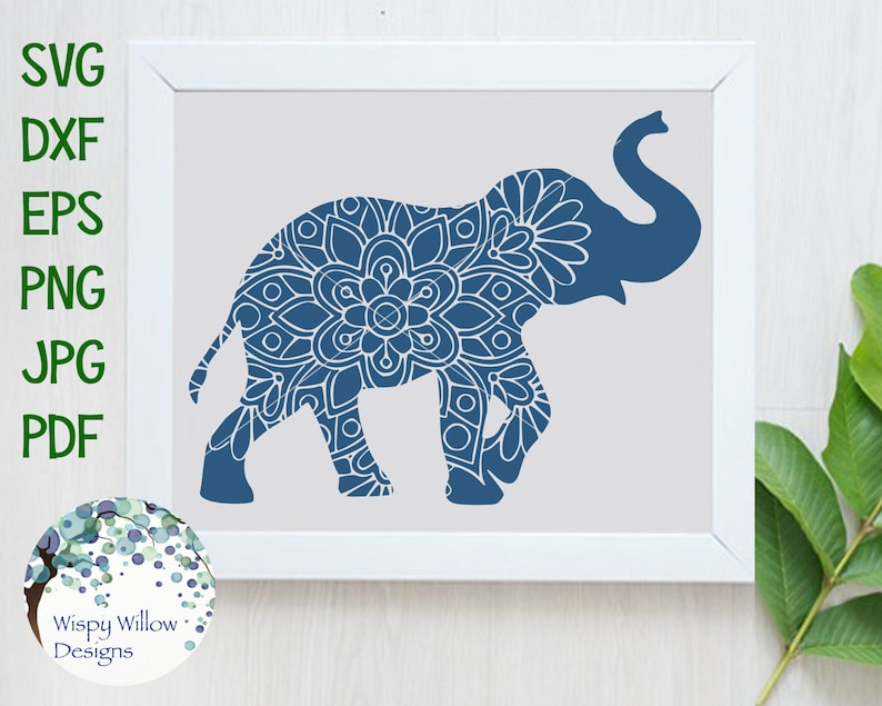 Elephant Mandala SVG Elephant Svg Mandala Elephant Svg - Etsy