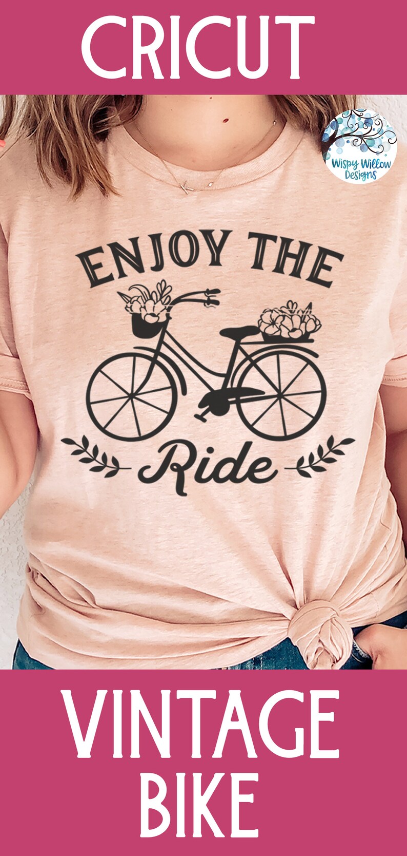 Enjoy the Ride SVG Floral Bicycle SVG Enjoy the Ride Sign - Etsy
