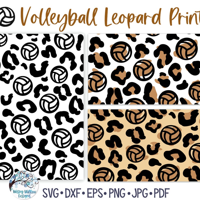 Leopard Volleyball Pattern - Etsy