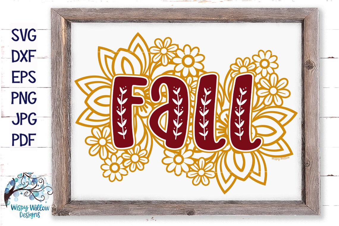 Floral Fall SVG Bundle, Fall Mandala Svgs, Fall SVG Bundle, Autumn ...