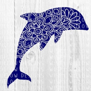 Nautical Mandala SVG Bundle, DXF, Turtle, Fish, Manatee, Crab, Dolphin ...