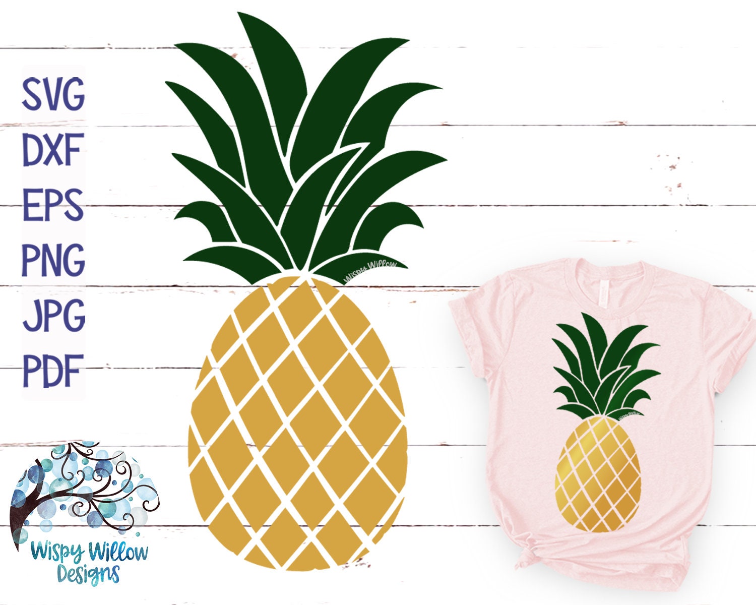 Pineapple SVG DXF Summer Pineapple Svg Summer Fruit Svg | Etsy