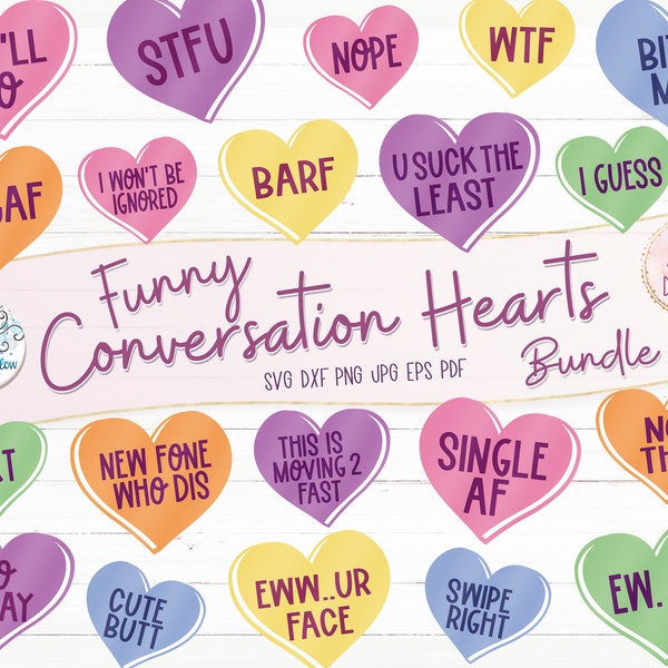 Conversation Hearts - Etsy