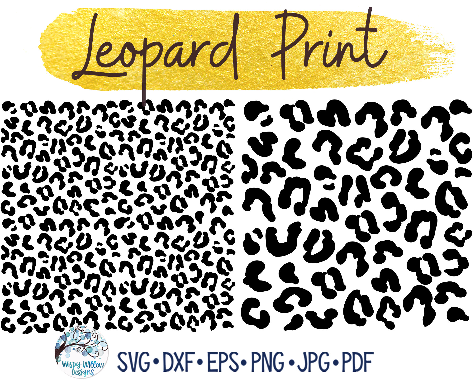 Cheetah Print Clip Art