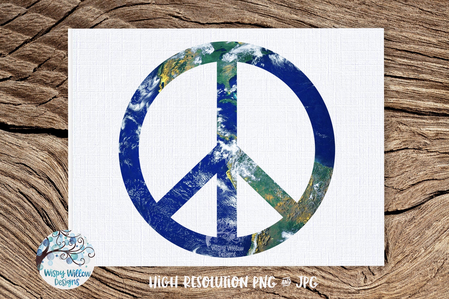 World Peace Sign PNG Earth Peace Sublimation PNG JPG - Etsy Ireland