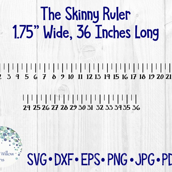 Fish Ruler Svg - Etsy