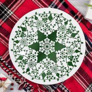 Christmas Mandala SVG, Christmas Svg, Winter Mandala Svg, Christmas ...