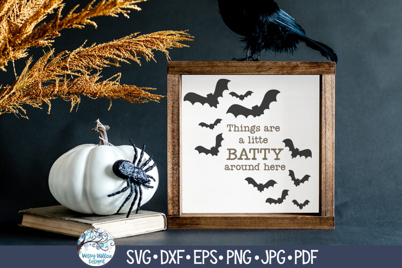 Things Are A Little Batty Around Here SVG for Cricut, Funny Halloween ...