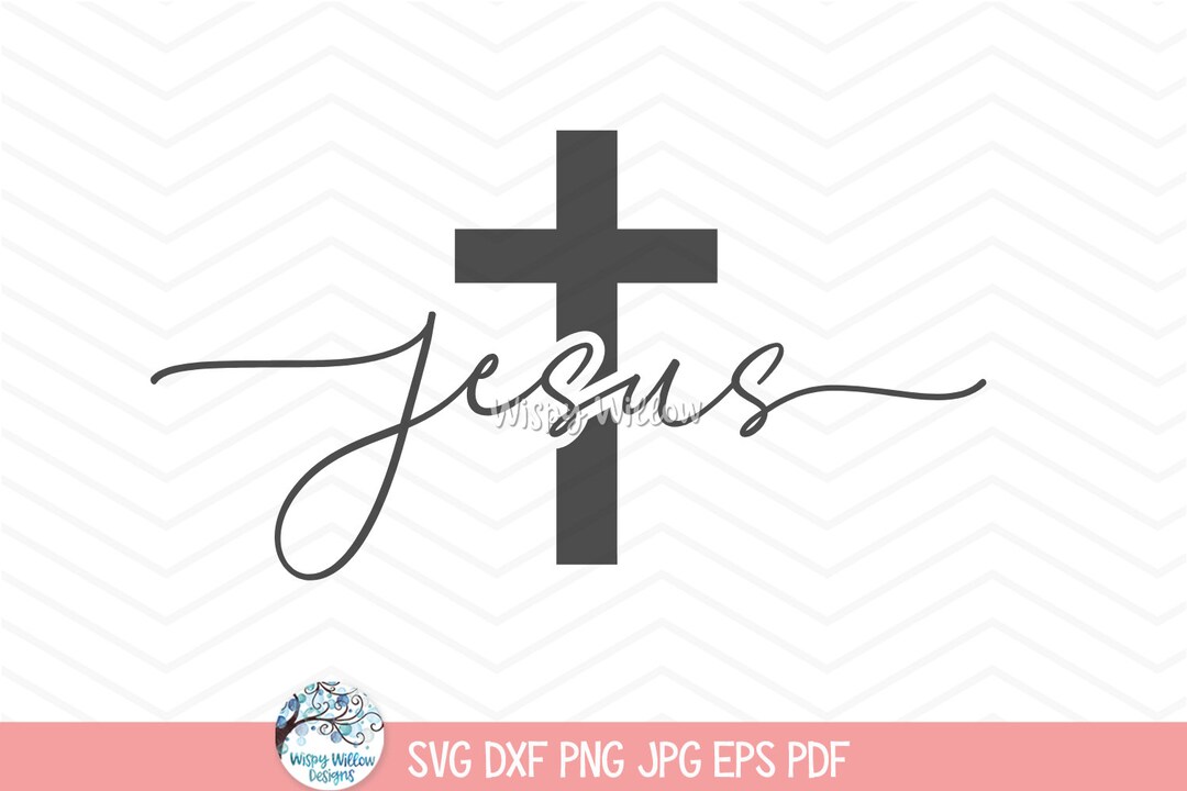 Jesus SVG for Cricut, Religious Cross Shirt Design PNG, Jesus Christ ...