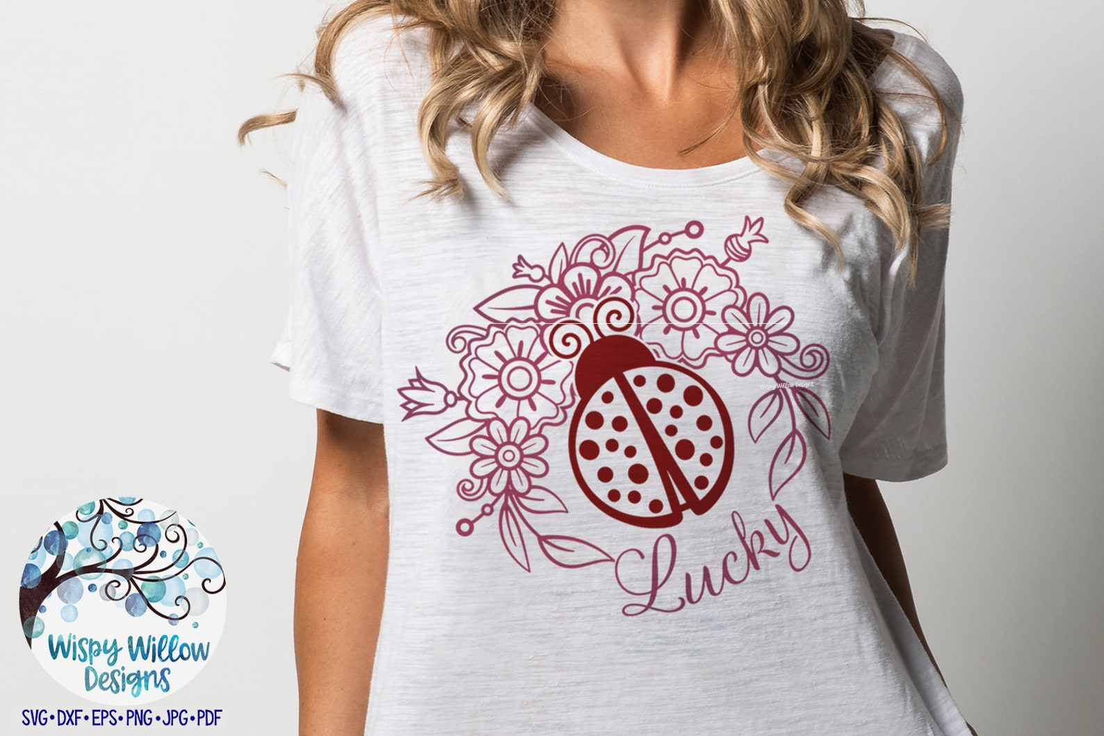 Lucky Ladybug Mandala SVG for Cricut, Ladybug and Flower Mandala, Png ...