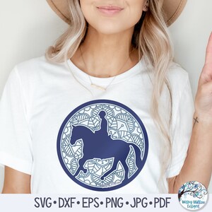 Horse Mandala SVG, Mandala Horse Svg, Horseback Riding, Equestrian Svg ...