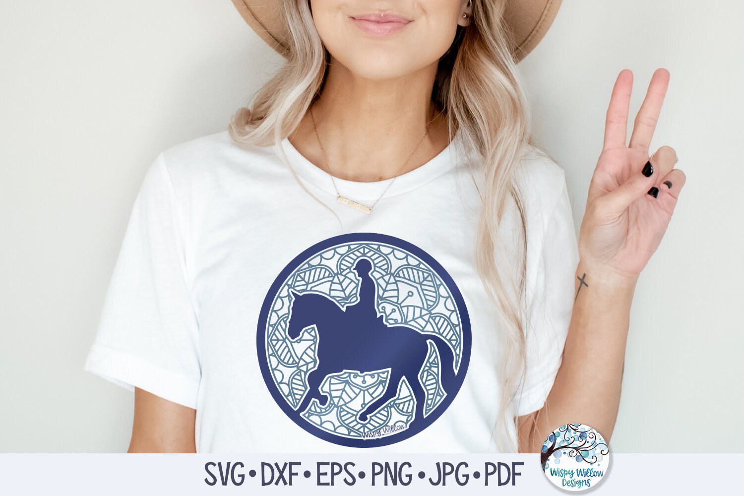Horse Mandala SVG Mandala Horse Svg Horseback Riding - Etsy